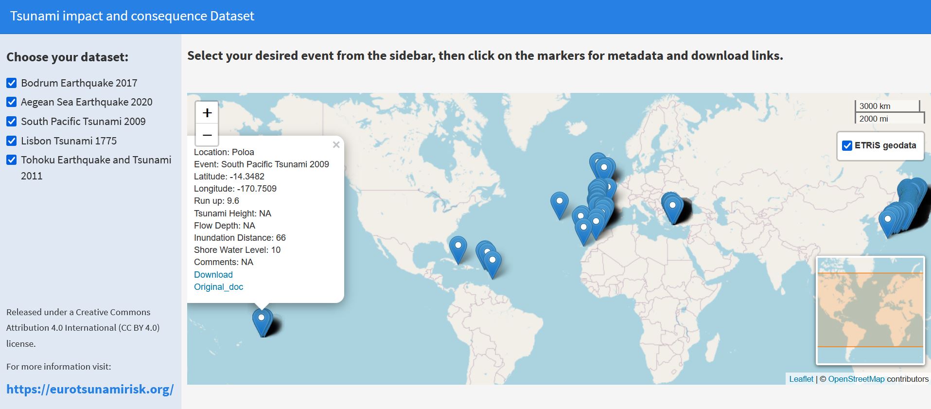 Maps – European Tsunami Risk Service (ETRiS)